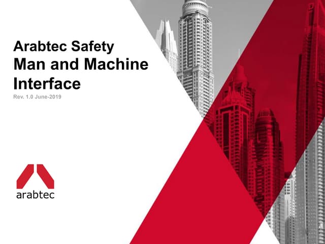 Man and machine interface | PPTX