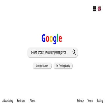 Araby by James Joyce (Short Story and Literature) | PPT