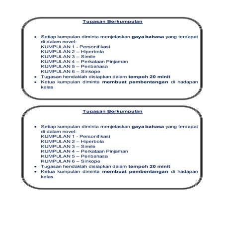 Arahan gaya bahasa | PDF