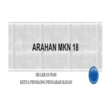 Arahan mkn 20 | PPTX
