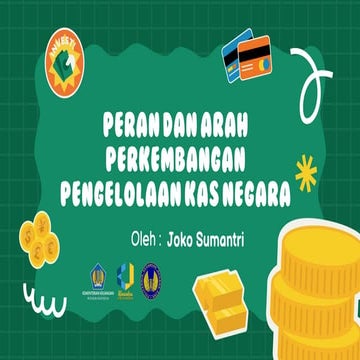 Arah Pengelolaan Kas Negara pada Manajemen Kas Negara | PDF