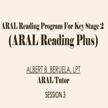 KS2-ARAL PROGRAM-PLUS WEEK 1 - SESSION 1.pptx
