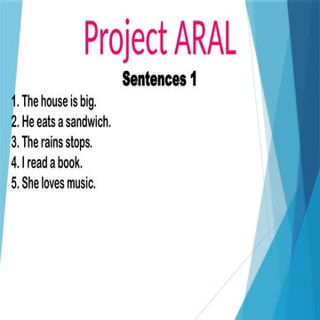 Project ARAL-Reading Simple Sentences-1.pptx