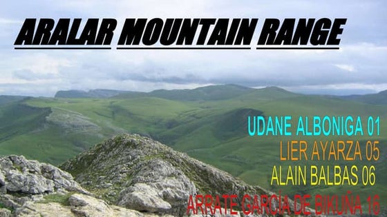 Mendizorrotz mountain | PPT