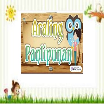 ARALING PANLIPUNAN GRADE 1 - 3RD QUARTER | PPTX