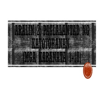 KABANATA 4. Erehe at pilibustero noli me tangere | PPTX
