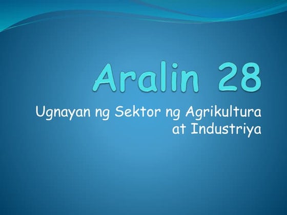 Industriya at Pangangalakal. | PPTX