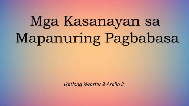 3-TEKSTONG IMPORMATIBO (Para Sa Iyong Kaalaman).pptx