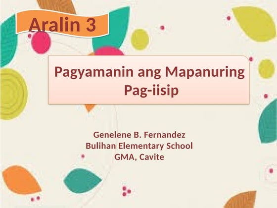 Pagsagot ng mga tanong tungkol sa talaarawan at anekdota | PPTX