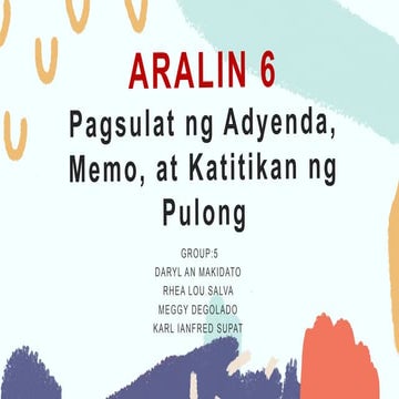 ARALIN-6-WPS-Office Report Ma'am Chosen.pptx