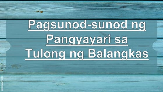 Pagbabalangkas | PPTX