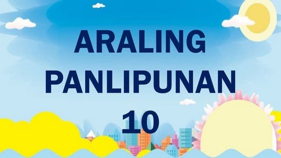 A.P 10 SIM # 1 Lipunan | PDF