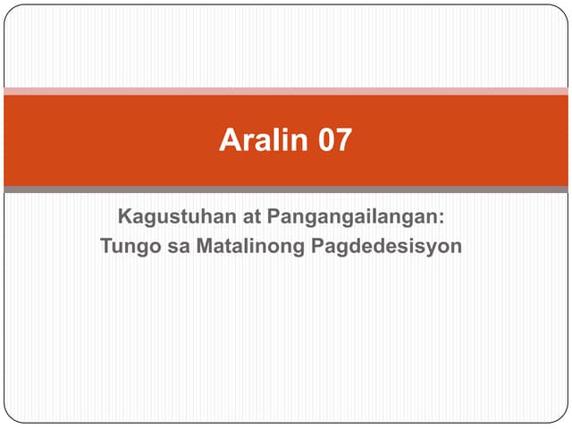 Teorya ng pangangailangan ni maslow (group3) | PPTX