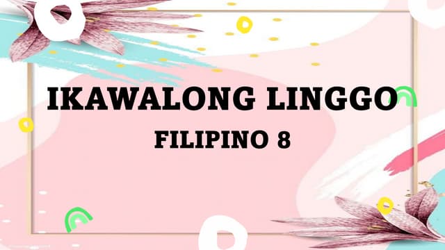 Pagsulat ng Talata - Filipino 8.pptx