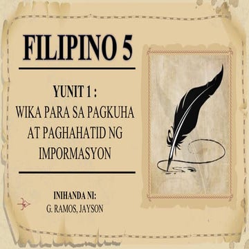 filipino 8 aspekto ng pandiwa Perpektibo,Imperpektibo, kontimplatibo | PPTX