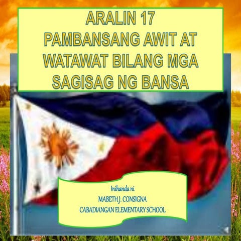 Ang watawat ng pilipinas | PPTX