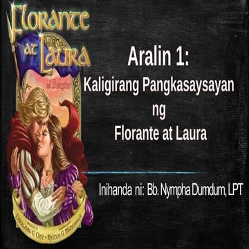 Talambuhay, Apat na Himagsik, at Florante at Laura ni Francisco ...