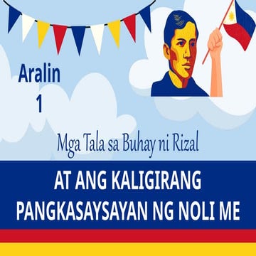 Aralin 1 - MGA TALA SA BUHAY NI JOSE RIZAL.pptx