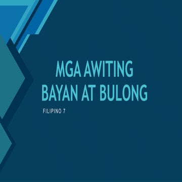 ARALIN 1 MODULE 2 MGA AWITING BAYAN AT BULONG.pptx