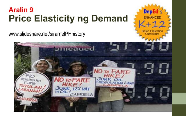 Elastisidad ng Demand | PPTX