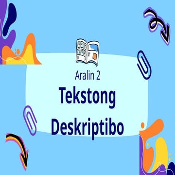 Tekstong deskriptibo | PPTX
