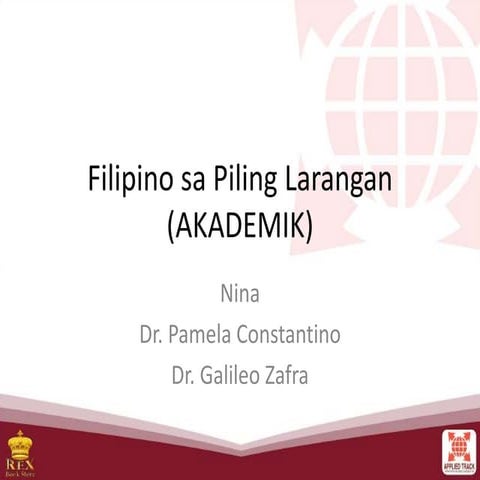Mapanuring Pagbasa sa Akademya: Pagbuo ng Tala-Basa o Reader-Response ...