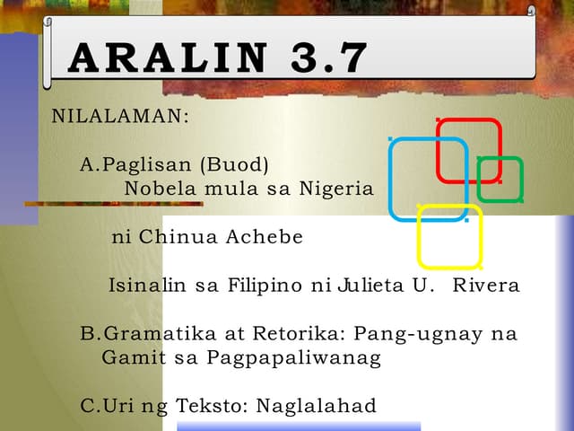 Si Buwan, Si Araw, at ang mga Bituin.pptx
