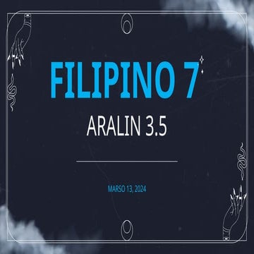 Filipino 7- SangDaan Damit by Fanny Garcia.pptx