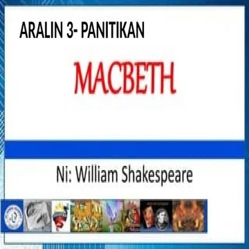 ARALIN 3-PANITIKAN-MACBETH (ISANG DULA).pptx