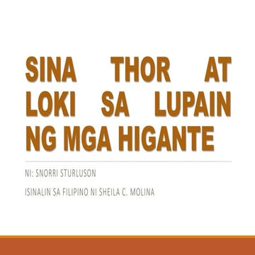 ARALIN 3 SINA THOR AT LOKI SA LUPAIN NG MGA.pptx