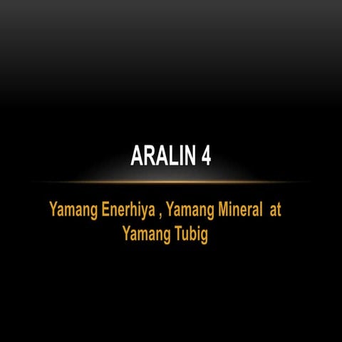 Aralin 4 | PPTX