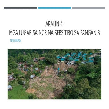 Aralin 4 mga lugar sa Ncr na sensitibo sa panganib.pptx