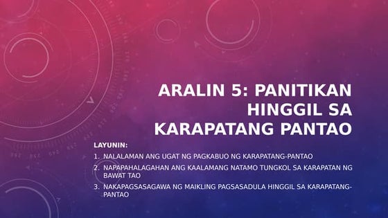 Grade 9 ESP - MODULE 6 | PPTX