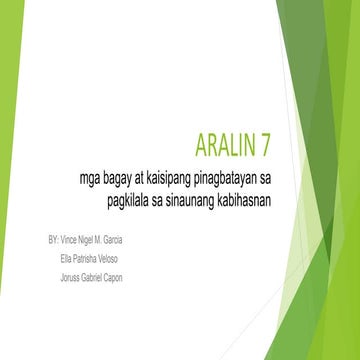 Aralin 7 | PPTX