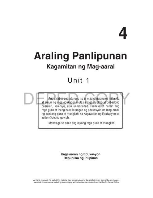 Behavioral Objectives in Filipino | DOCX