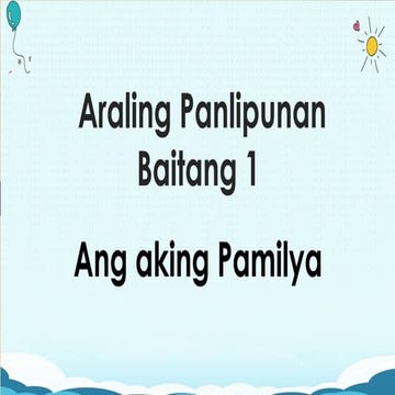 PAKIKIBAHAGI SA PAMILYA NG PAMAYANAN NA MAY PAGGALANG | PPTX
