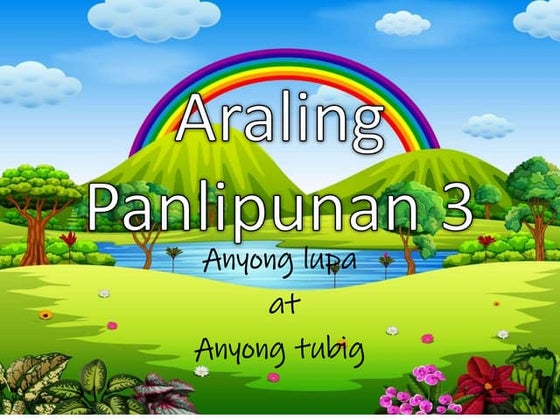 ARALING PANLIPUNAN GRADE 3 QUARTER 4 WEEK 1 DAY 1 | PPTX