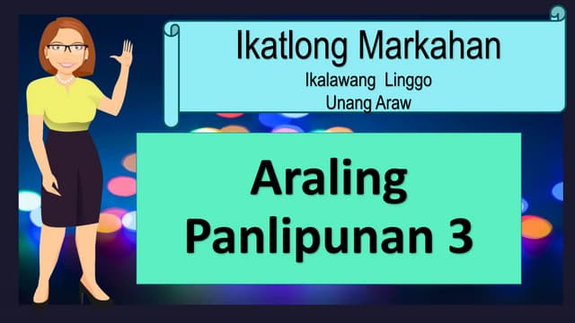 Filipino 3 yunit iii aralin 3 pagsasabi ng paksa o tema ng teksto, kuwento o sanaysay | PPTX