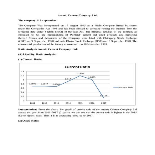 Aramit cement company ltd | DOCX