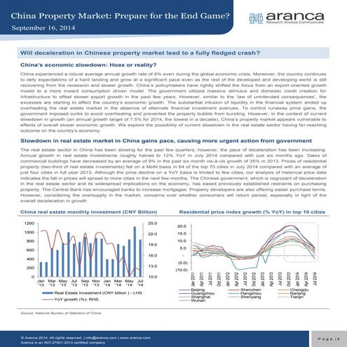 The Chinese Real Estate Market: A Growing Bubble | PDF