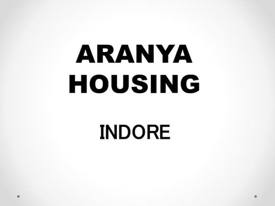 Aranya Low Cost Housing | PDF