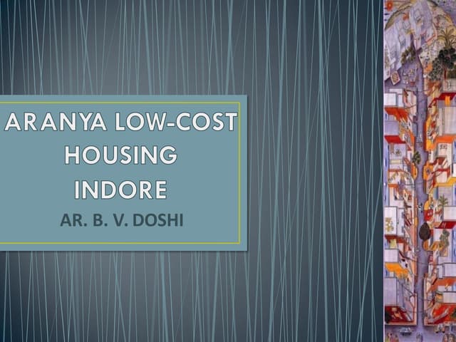 Aranya Low Cost Housing | PDF
