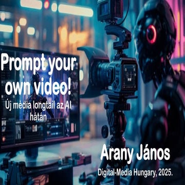 Prompt your own TV shows & ads - Arany János | PPT