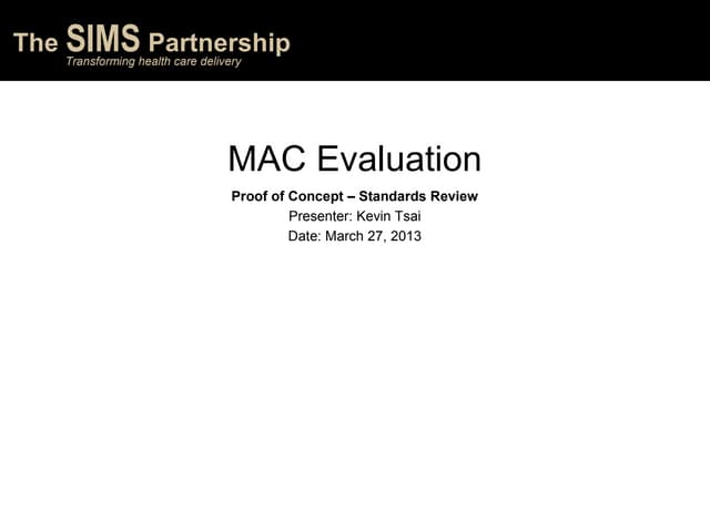 Mac Integration Ppt