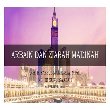 ATURAN SHALAT ARBAIN DAN ZIARAH MADINAH.pptx