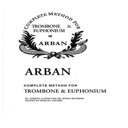 Arban - Complete Method for Trombone & Euphonium | PDF