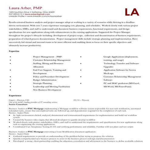 Arber Laura Resume June 2012 | PDF