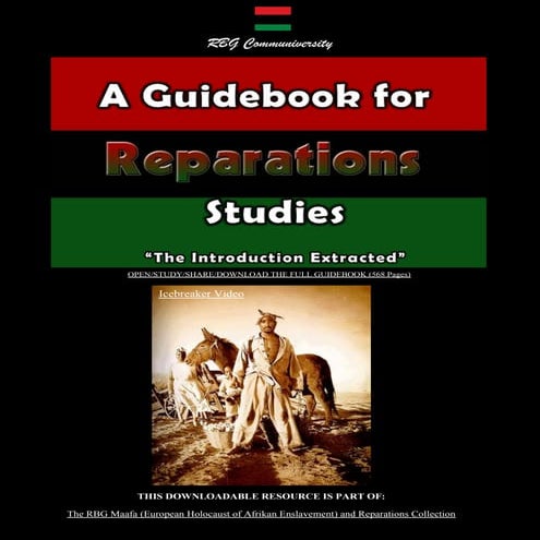 A RBG Guidebook for Reparations Studies: Interactive Introduction | PDF
