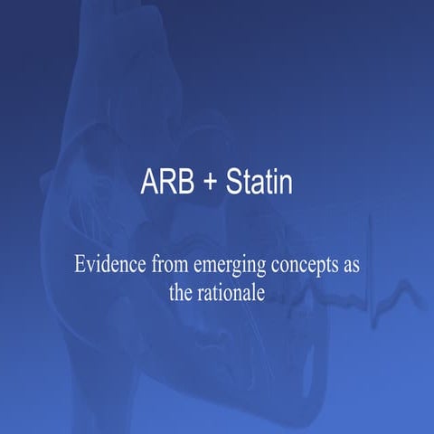 ARB + Statin | PPT