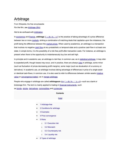 certified technical analyst sample material | PDF | Stocks and Bonds | Personal Investing